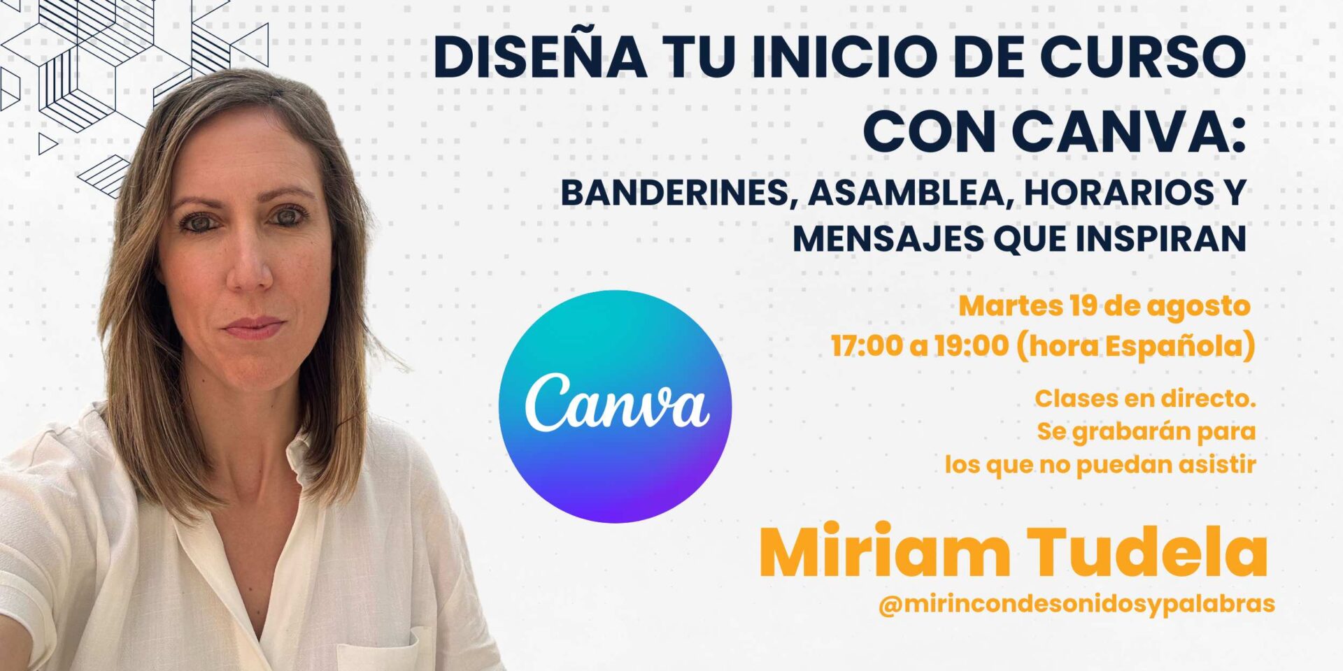 Diseña tu inicio de curso con Canva - EducaciónLab